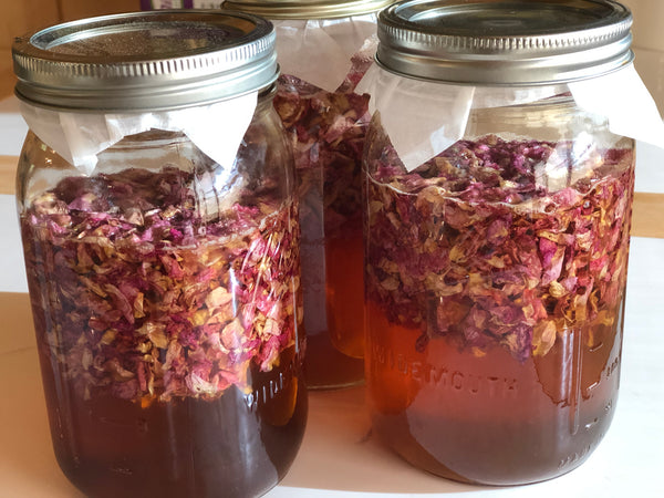Rose Petal Infused Honey - Earth Sweet Boutique