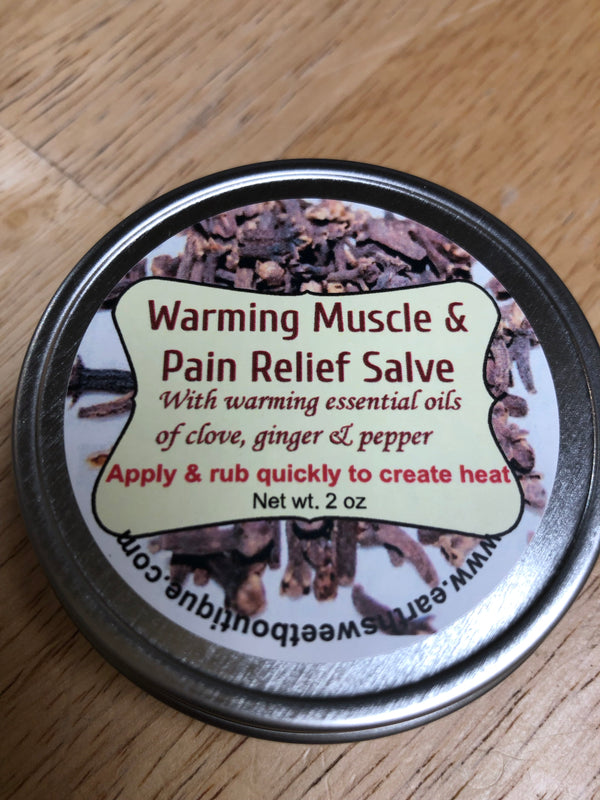 Warming Muscle Salve - Earth Sweet Boutique
