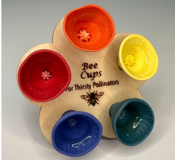 Bee Vision Bee Cups for Thirsty Pollinators - Earth Sweet Boutique